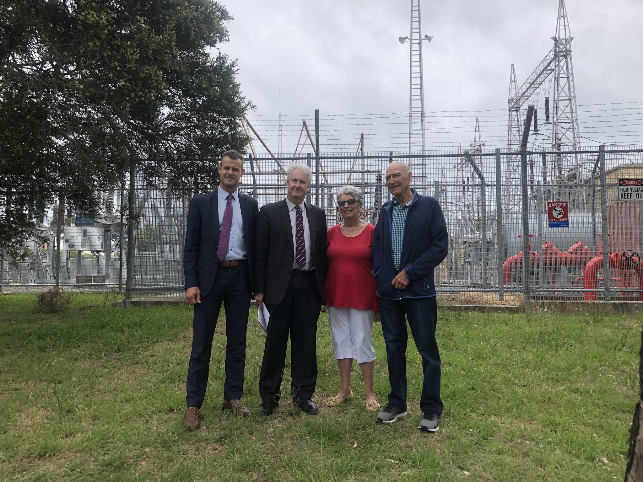 Adam Searle in Newcastle with Tim Crakanthorp MP and local Vinnies ...